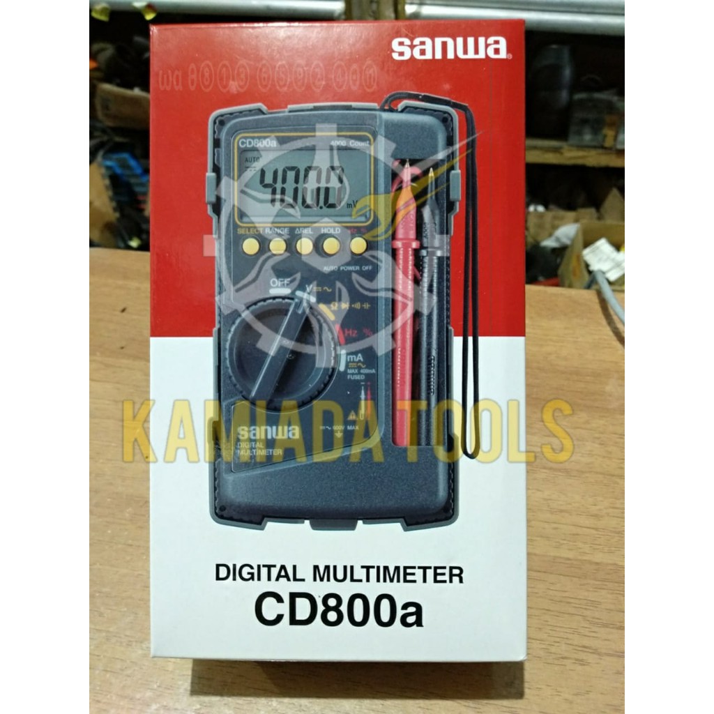 Jual Multimeter Digital/ Multi Tester Digital/ Avometer SANWA CD800a ...