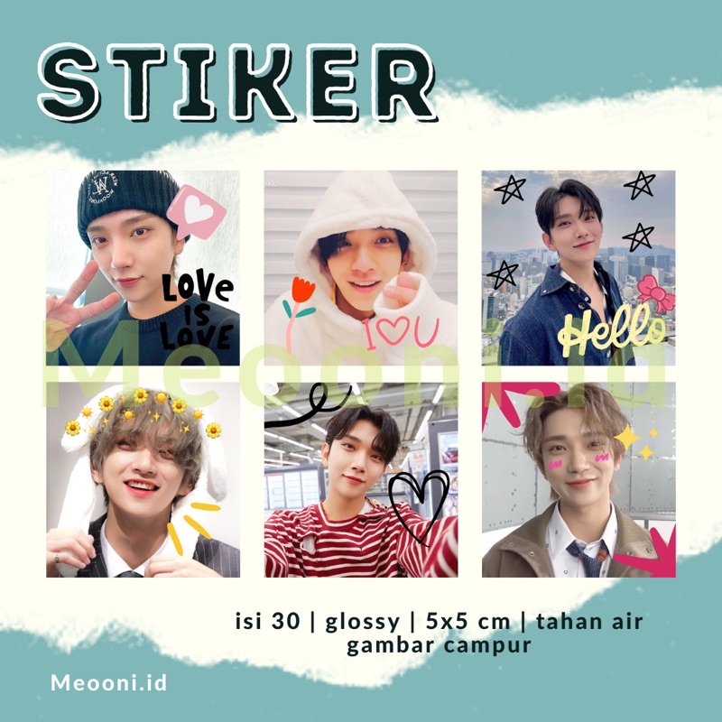 Jual SEVENTEEN STICKER ISI 30 | Stiker lucu stiker ala sellkor | Shopee ...