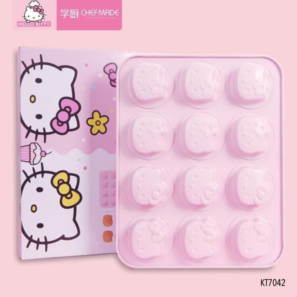 Jual ELtamart Chefmade Loyang 12 Cup Muka Hello Kitty Cetakan Kue Cute ...