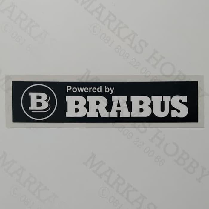 Jual Stiker / Sticker Mercedes - Benz Brabus Black Rectangle Tempel ...