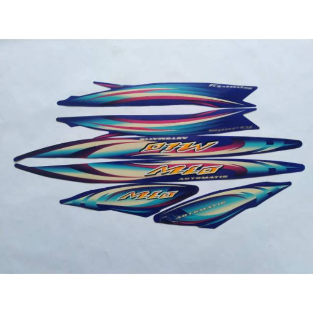 Jual stiker striping yamaha mio sporty 2007 biru | Shopee Indonesia