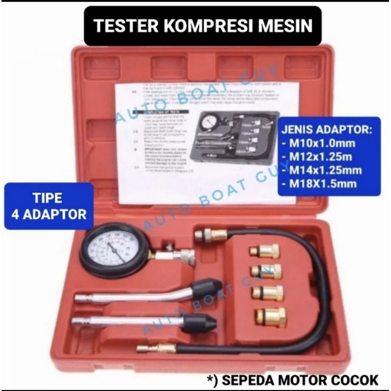 Jual Alat Tes Kompresi Silinder Mesin Bensin Mobil Motor Perahu ...