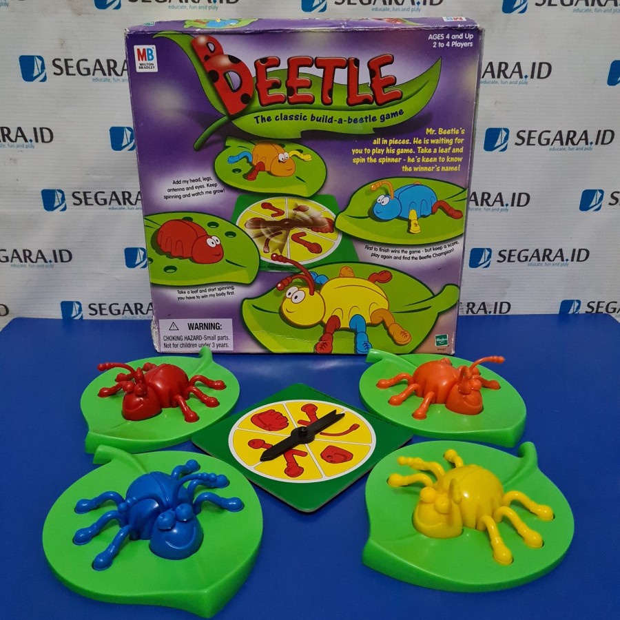 Jual Board Game - Beetle The Classic Build A Beetle Game by Hasbro ...