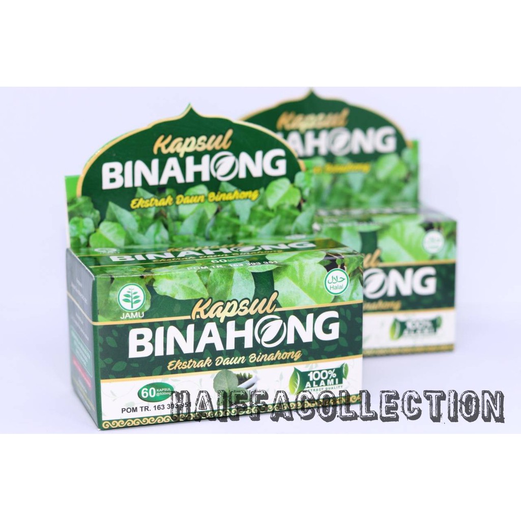 Jual Kapsu Binahong Ekstrak Daun Binahong 60 Kapsul | Kapsul BINAHONG 100% ALAMI | Shopee Indonesia