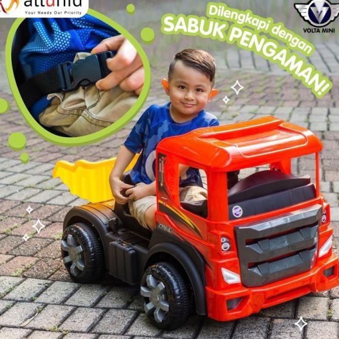 Jual Mobil Aki Anak Volta 5032 Mega Truck Truk Pasir Mobil Mainan Anak ...