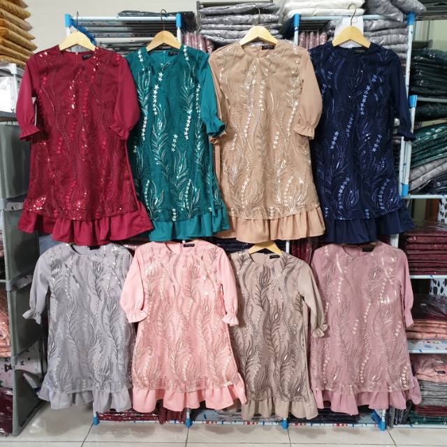 Jual New Rayya SEQUIN series / Rayya lebaran series / gamis couple ...