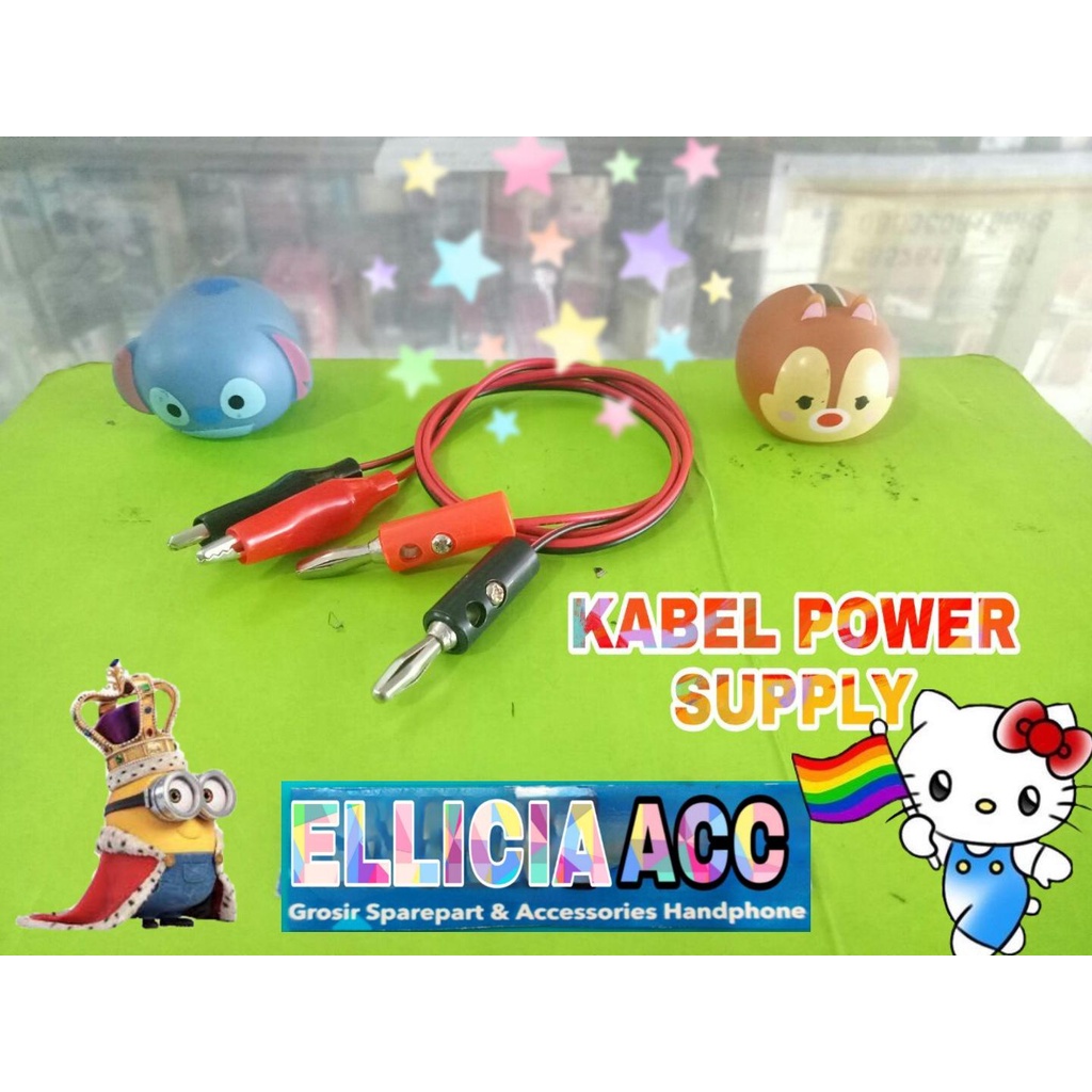 Jual KABEL POWER SUPPLY JEPIT MERAH HITAM KABEL MULTITESTER KABEL ...