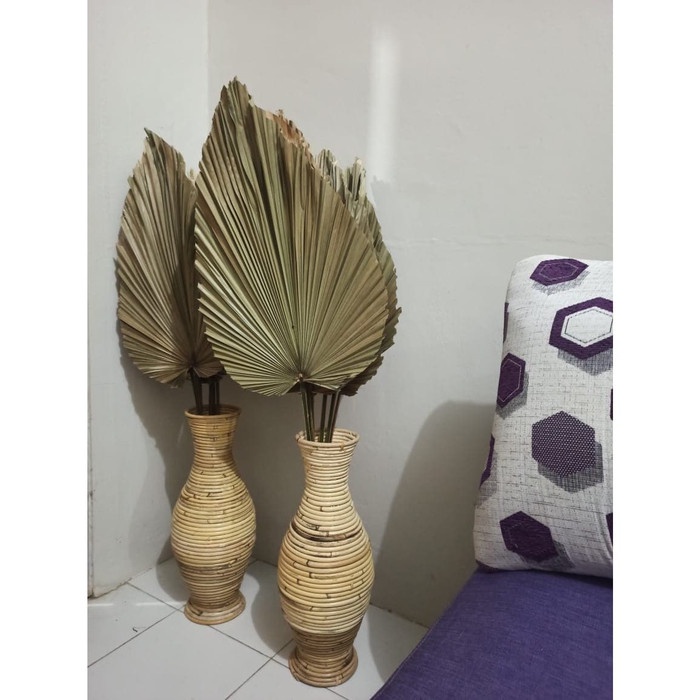 Jual Bungavas- Pot Rotan | Pot Guci | Vas Guci Tempat Bunga Dari Rotan ...