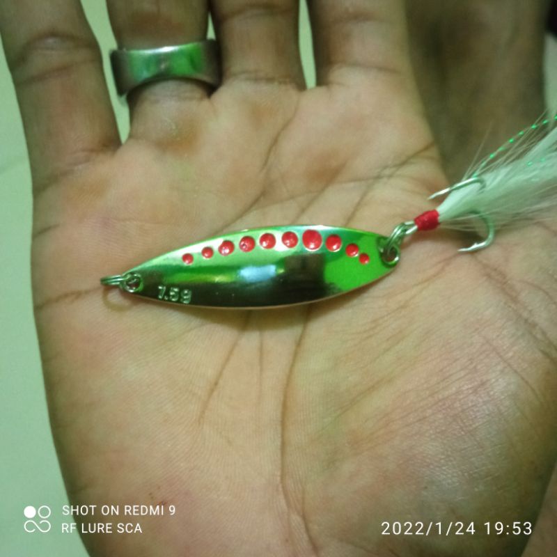 Jual Spoon Lure Umpan Pancing untuk Casting Hampala Serandang Sebarau ...