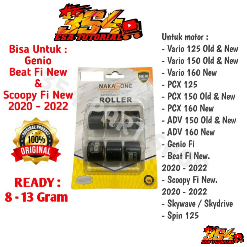 Jual Roller Racing Nakasone - Vario 125 150 160, PCX 125 150 160, ADV ...