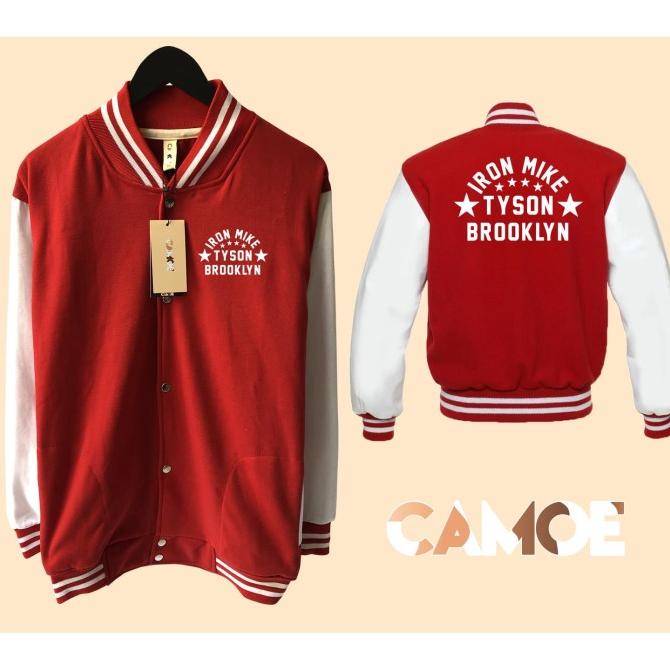 Jual Jaket Varsity premium desain Iron Mike Tyson Brooklyn tinju boxing ...