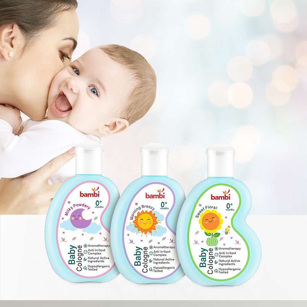 Jual Bambi Baby Cologne 100 ml | Shopee Indonesia
