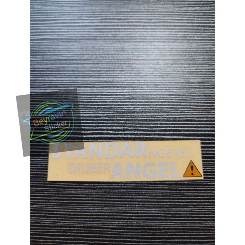 Jual STICKER STANDAR NGEYEL DIUBER ANGEL MOTOR CUTTING | Shopee Indonesia