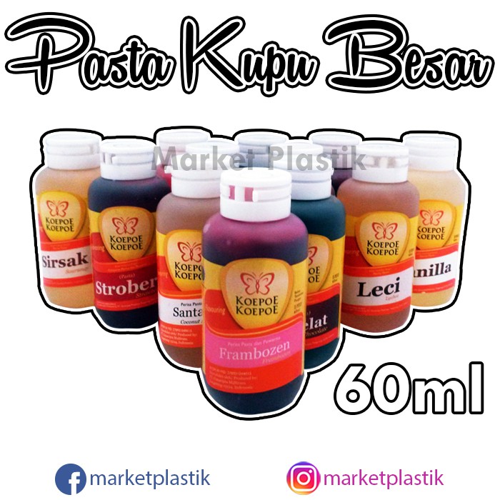 Jual Koepoe Koepoe Pasta Besar/ Perisa Dan Pewarna/Pasta Kupu-Kupu 60ml ...