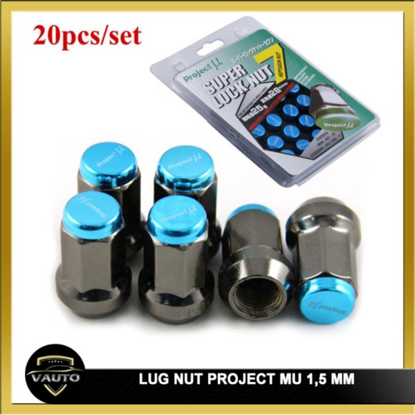 Jual Murah~ BAUT RODA RACING SUPER LOCK NUT Project U 15MM - Merah ...