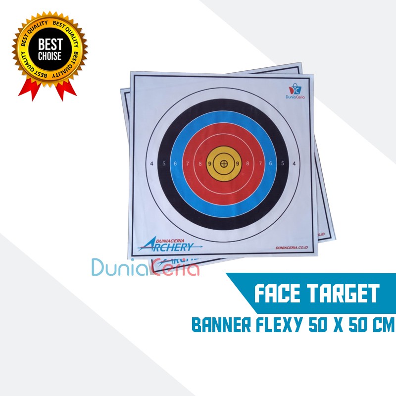Jual Target Face Target Panahan 50 x 50 cm Bahan Banner | Shopee Indonesia