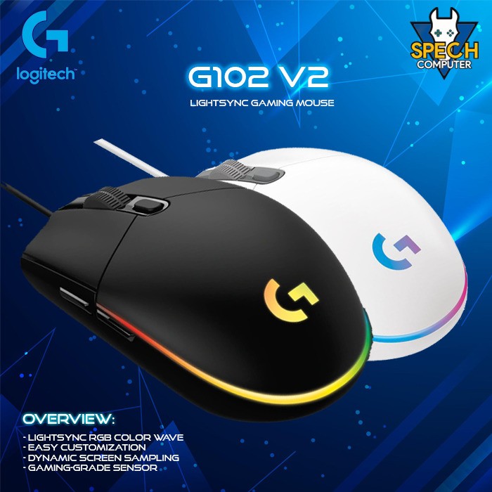 Jual Logitech G102 V2 Lightsync Gaming Mouse - Putih | Shopee Indonesia