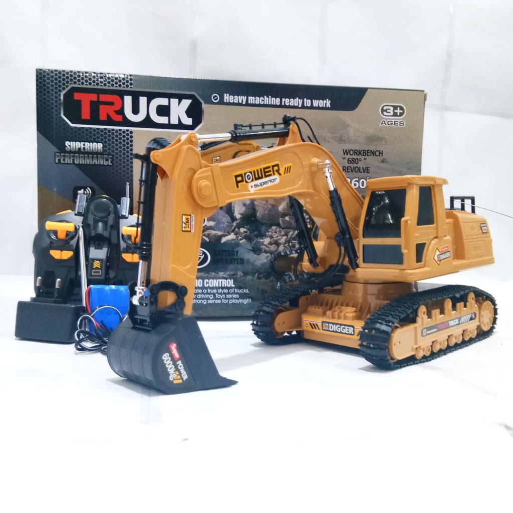 Jual Mainan Remote Control Truk Beko - RC Excavator - XM6810 | Shopee ...