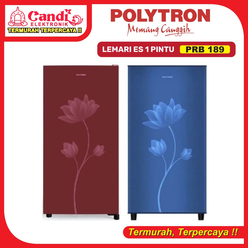 Jual POLYTRON Lemari Es 1 Pintu 180 Liter - PRB 189B/R | Shopee Indonesia