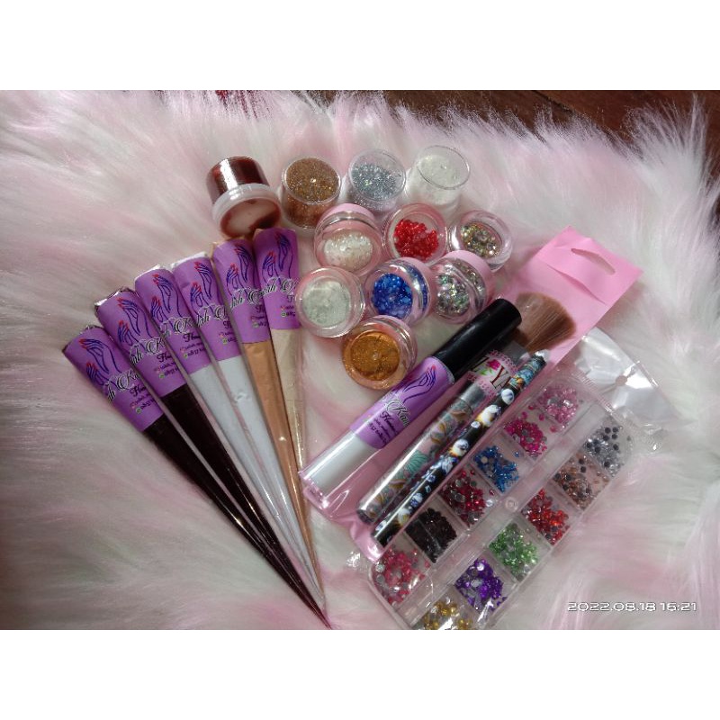 Jual Henna paket lengkap | Shopee Indonesia