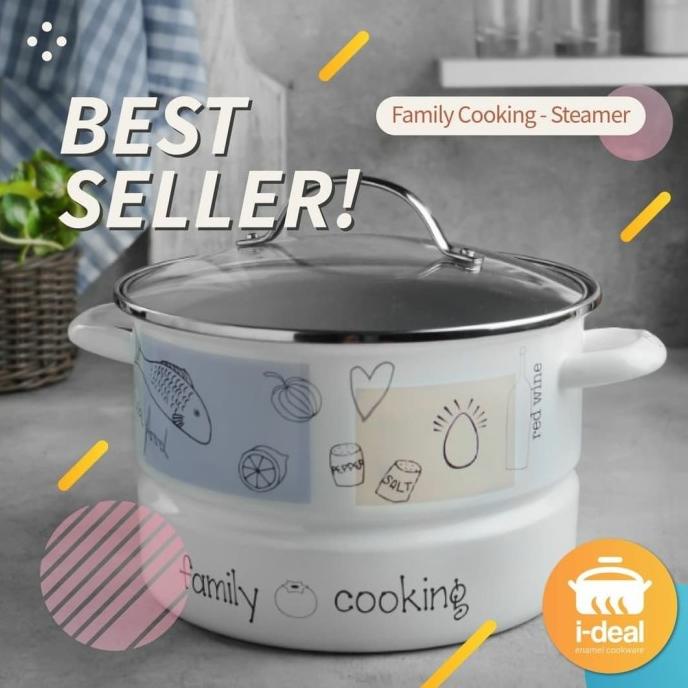 Jual CHEFINA family cooking STEAMER panci masak dandang 22 CM | Shopee ...