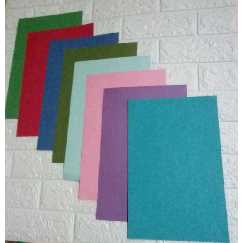 Jual Kertas Tebal Jilid Berwarna Per 5 Lembar | Shopee Indonesia