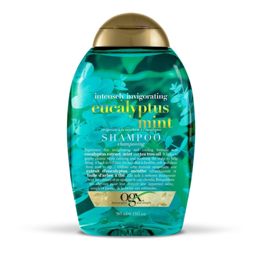 Jual OGX INTENSELY INVIGORATING EUCALYPTUS MINT SHAMPOO 385 ML | Shopee ...