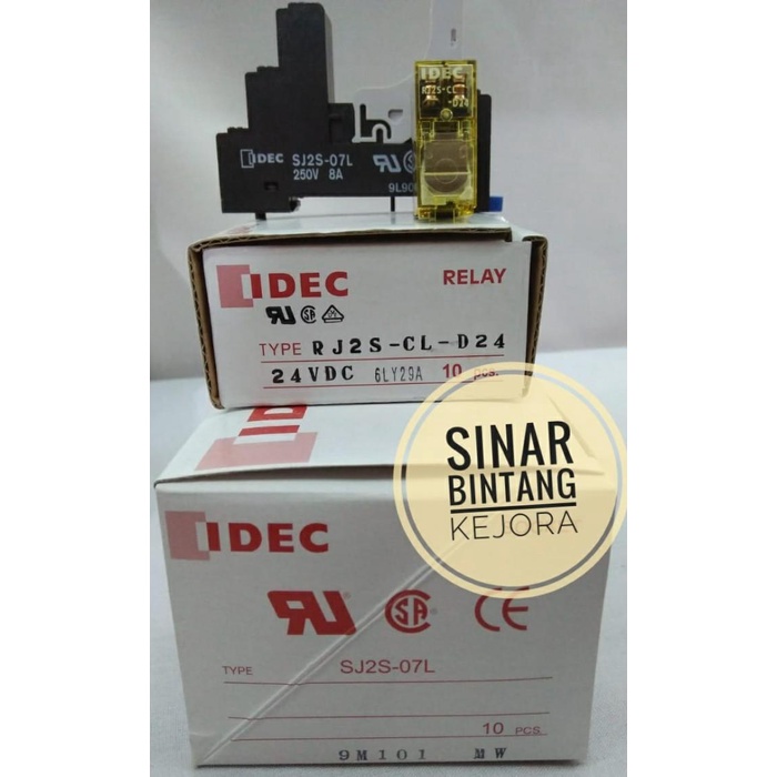 Jual Relay Idec Rj2S-Cl-D24 + Sj2S-07L (1 Set) | Shopee Indonesia