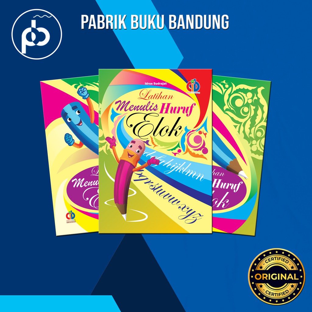 Jual Latihan Menulis Huruf Elok/Halus | Buku Belajar Huruf Tegak ...