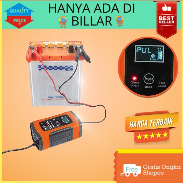 Jual CHARGER AKI SUNPRO 12V6A - CHARGER AKI MOBIL DAN MOTOR - CHARGER ACCU SUNPRO 12V6A | Shopee ...