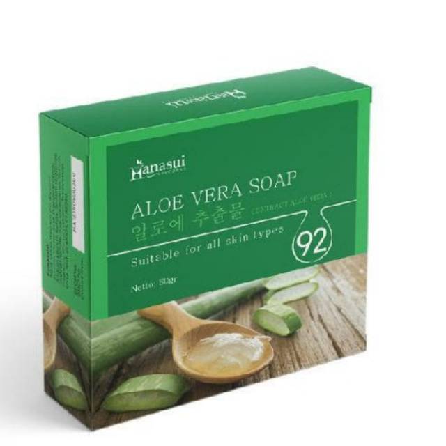 Jual Hanasui Aloe Vera Bar Soap 60g | Shopee Indonesia
