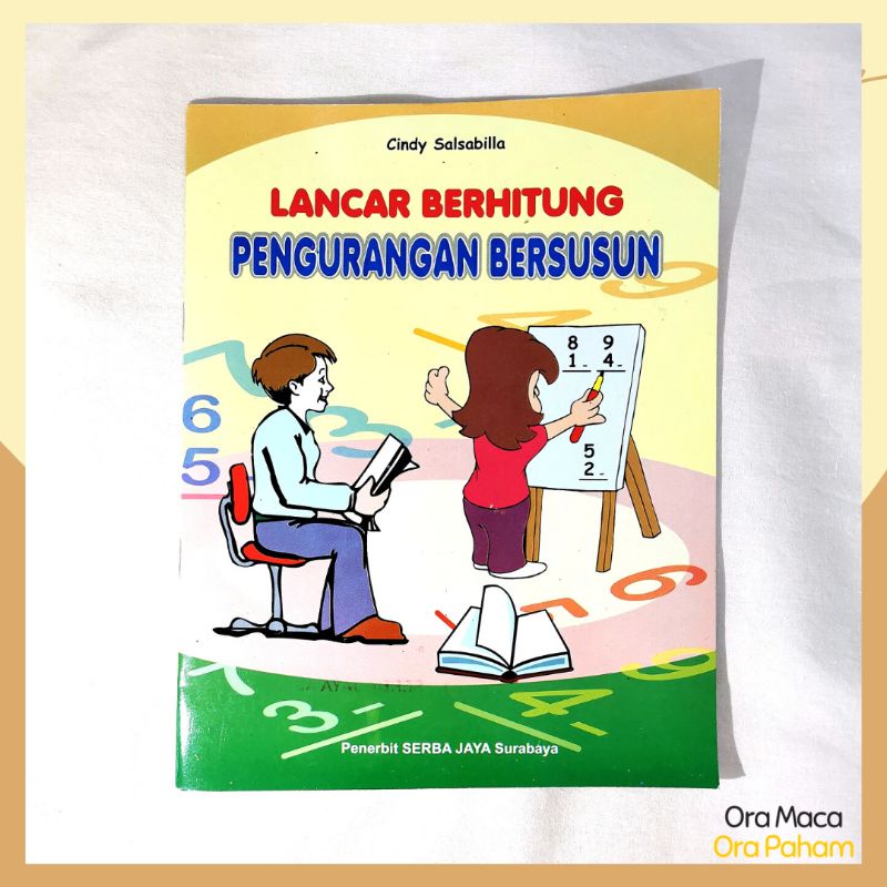 Jual Buku TK Lancar Berhitung Pengurangan dan Penjumlahan Bersusun ...
