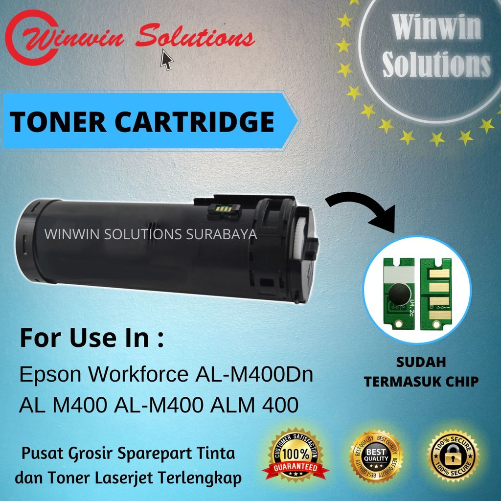 Jual Toner Cartridge Epson WorkForce AL-M400DN AL M400 AL-M400 ALM 400 ...