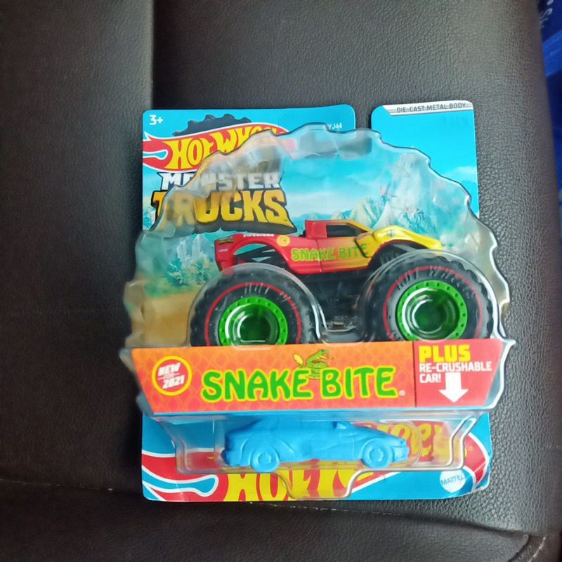 Jual Snake Bite Monster Trucks Hotwheels Firestone Treasure Hunt ...
