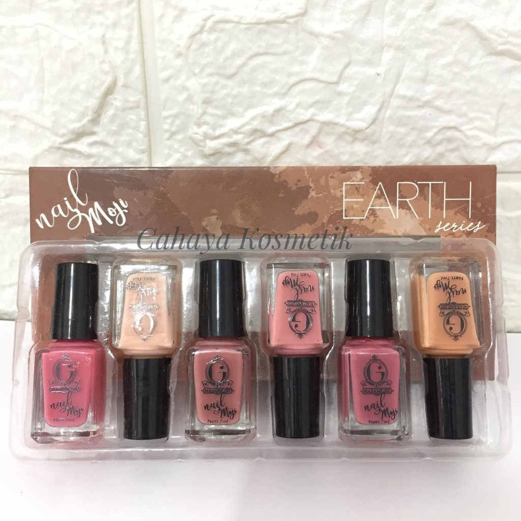 Jual Madame Gie Nail Moji Earth Series 7ml/nail moji earth series/madame gie nail/madame gie ...