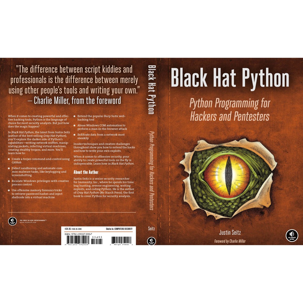 Jual Title:Black Hat Python: Python Programming for Hackers and ...