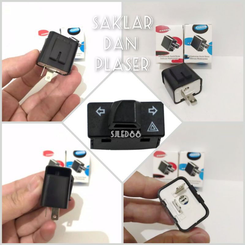 Jual Saklar tombol sen sein hazard pnp dan flaser bunyi tinggal pasang ...