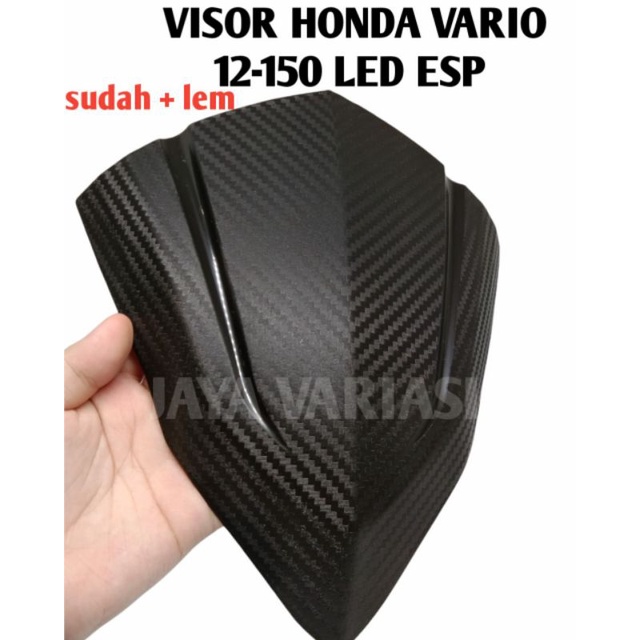 Jual VISOR HONDA VARIO CARBON MOTOR HONDA VARIO 150 LED ESP VARIO FULL ...
