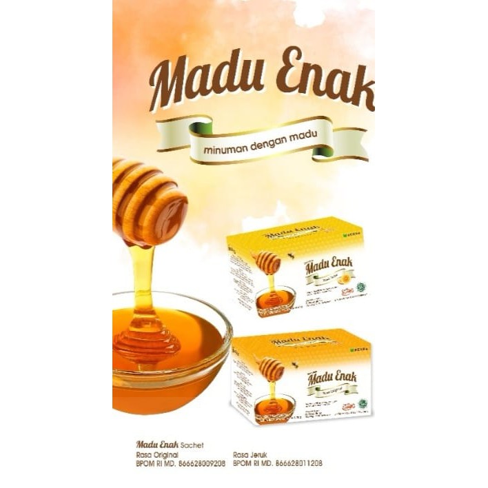 Jual Madu Enak Sachet isi 12 sachet @ 20gr | Shopee Indonesia