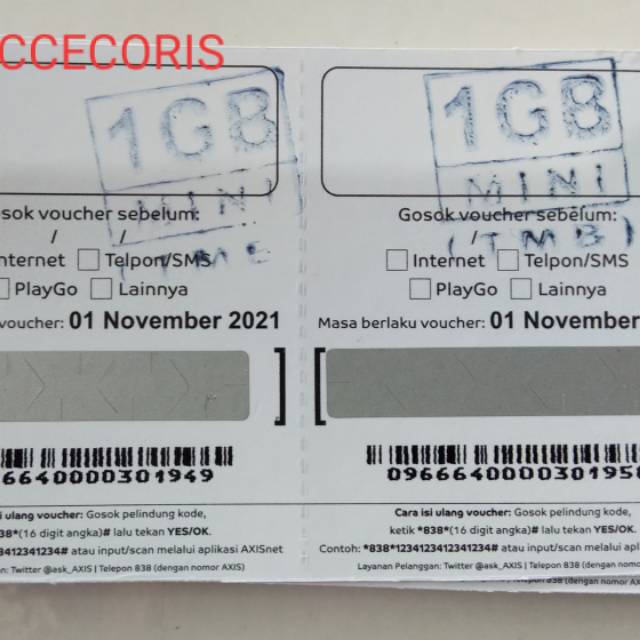 Jual VOUCHER AXIS 1GB MINI 5H SELURUH NASIONAL | Shopee Indonesia