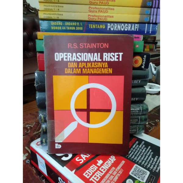 Jual ORIGINAL BUKU OPERASIONAL RISET DAN APLIKASINYA DALAM MANAGEMEN ...
