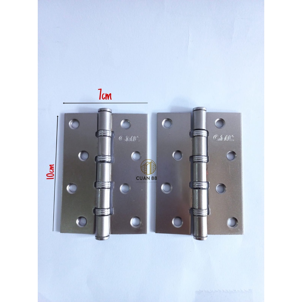 Jual Engsel Tebal Pintu Stainless 4INCH / Engsel Pintu Jendela | Shopee ...