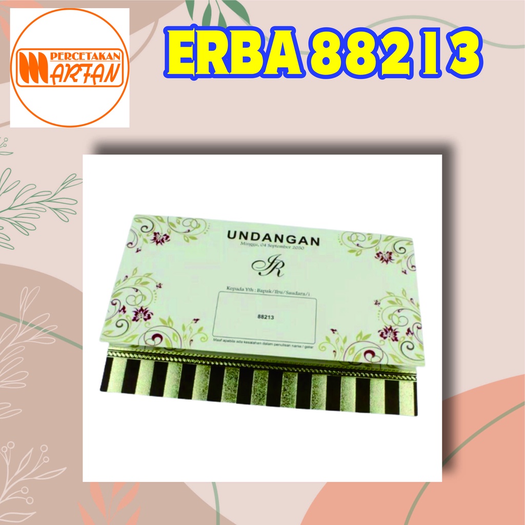Jual UNDANGAN PERNIKAHAN BLANGKO ERBA 88213 MURAH MERIAH | Shopee Indonesia