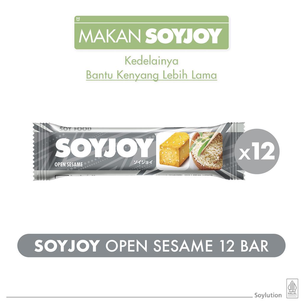 Jual SOYJOY Snack Bar Kedelai Open Sesame 30gr - 1 Box (12 Bar) | Shopee Indonesia
