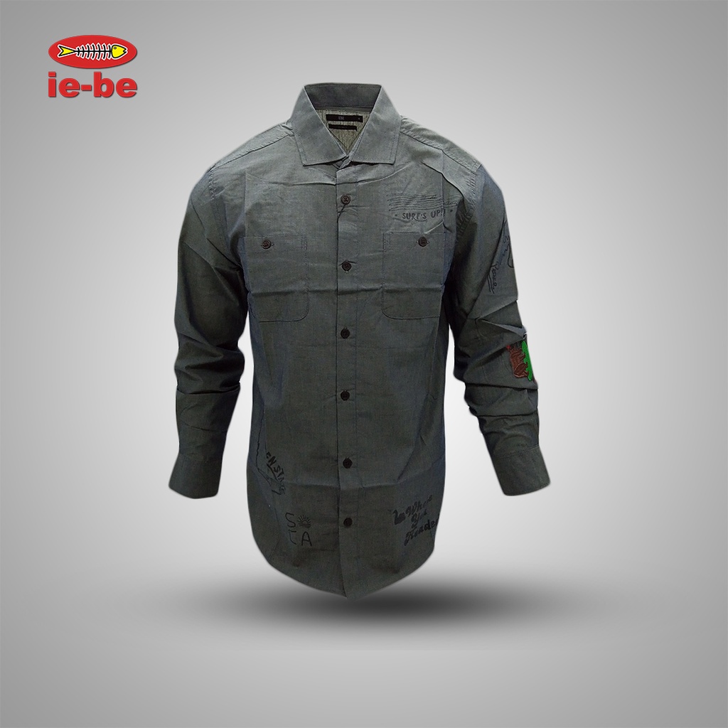 Jual Kemeja IEBE Lengan Panjang L3AH8026 | Shopee Indonesia