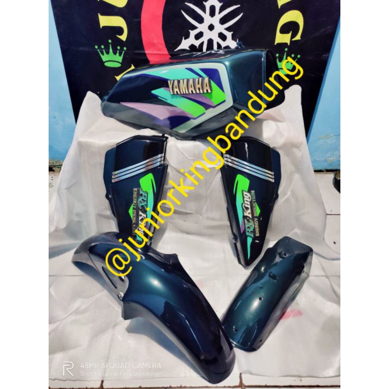 Jual body set rx king master tahun 1997 1998 warna hijau botol tangki ...