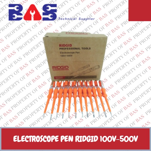 Jual Electroscope Pen Ridgid 100V-500V / Obeng Tespen 100V-500V ...