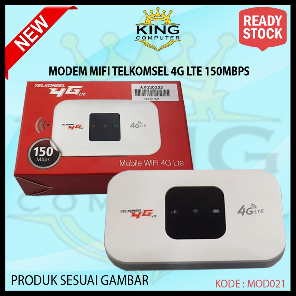 Jual MODEM MIFI WIFI TELKOMSEL 4G LTE 150MBPS KARTU GSM | Shopee Indonesia