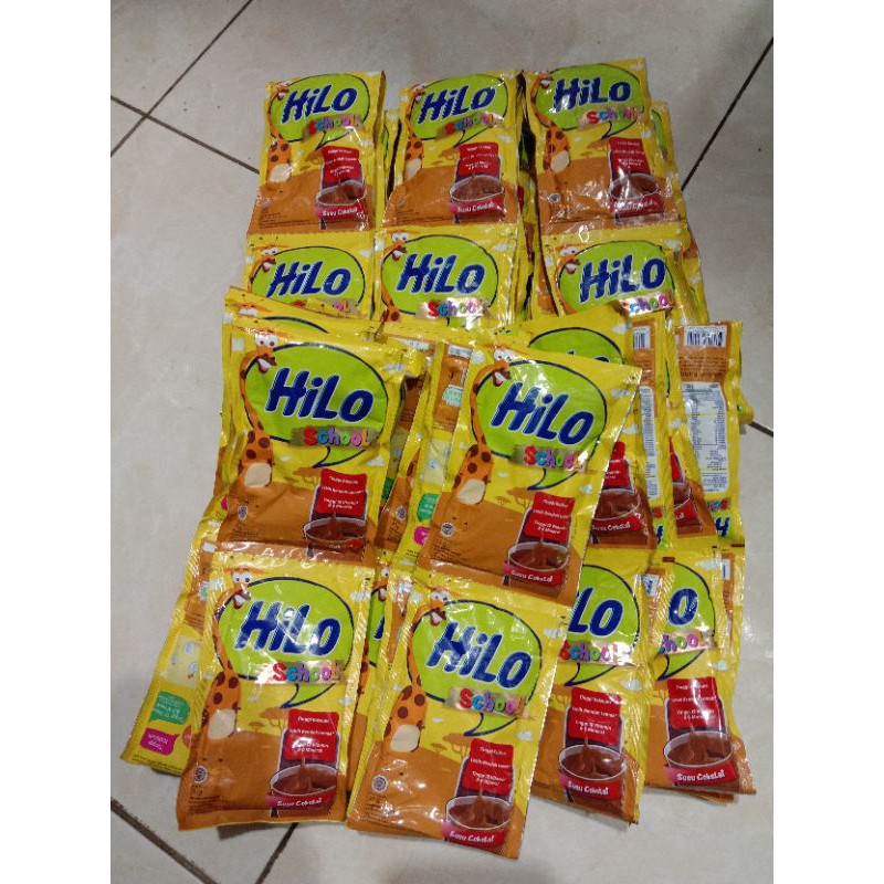 Jual HiLo school Renceng 10 sachet susu cokelat | Shopee Indonesia