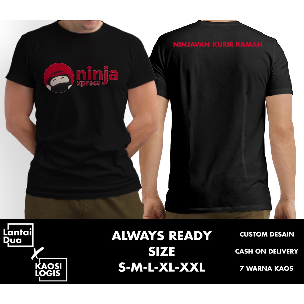 Jual Kaos Ninja Express Ninjavan Keren Terbaru - DR INDUSTRIES | Shopee ...